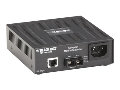 Black Box Compact Media Converter - fiber media converter - 100Mb LAN