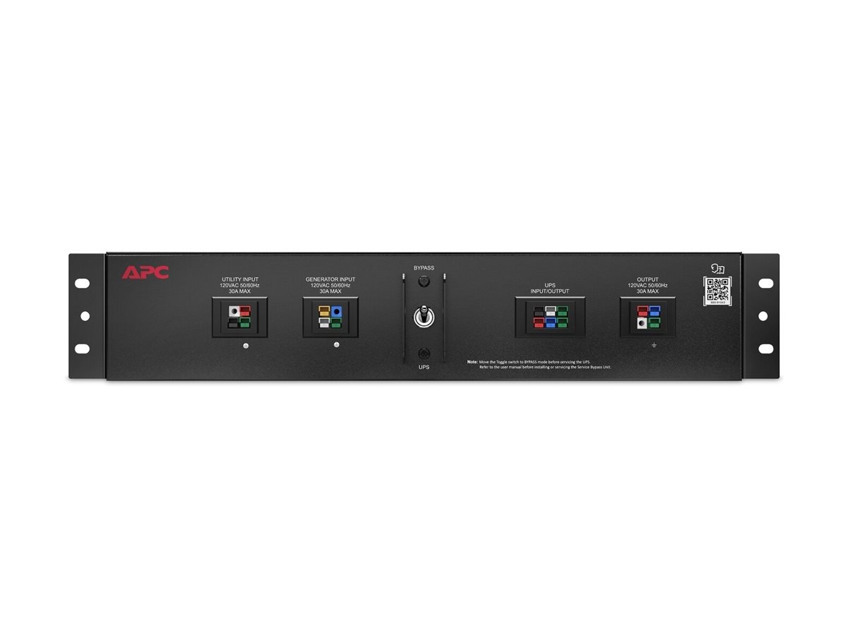 SecureUPS Service Bypass Unit 30A 120V Rack Mount 2U with Generator ...