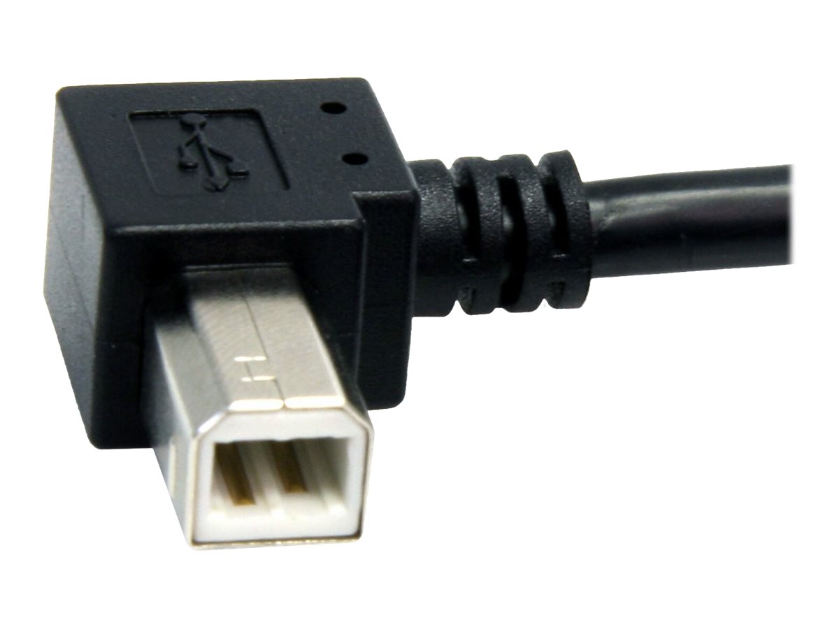 StarTech.com 3 ft / 91cm A Right Angle to B Right Angle USB Cable | SHI