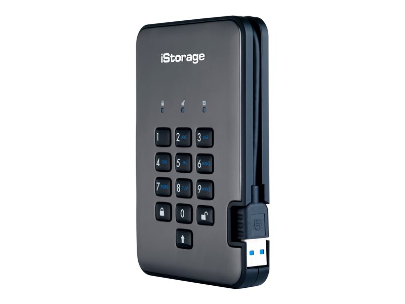 iStorage diskAshur PRO² - disque dur - 5 To - USB 3.1 - Conformité TAA ...