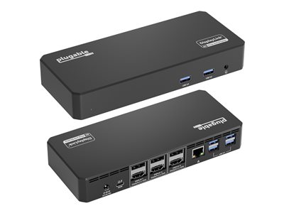 Plugable 12-in-1 USB C Docking Station with Triple 4K Displays