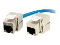 C2G 180 Degree Cat6 RJ45 UTP Shielded Keystone Jack | SHI
