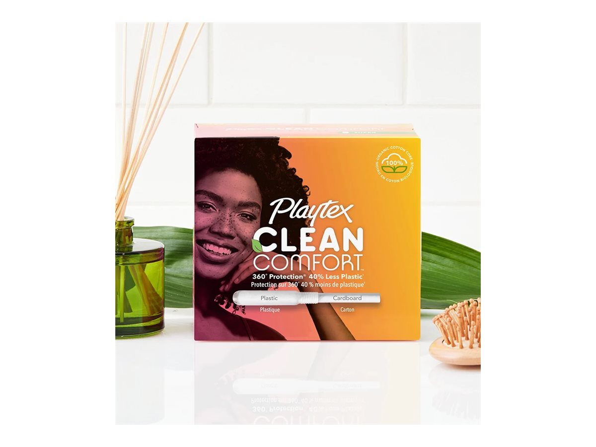 Playtex Clean Comfort Tampons - Regular - 30's