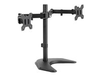 VIVO STAND-V002F - stand - adjustable arm - for 2 LCD displays - black