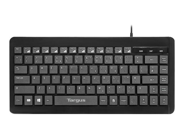 Targus Compact Multimedia - keyboard - UK - black Input Device ...