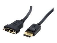 StarTech.com 3ft (1m) Panel Mount DisplayPort Cable 4K x 2K - DP 1.2 ...