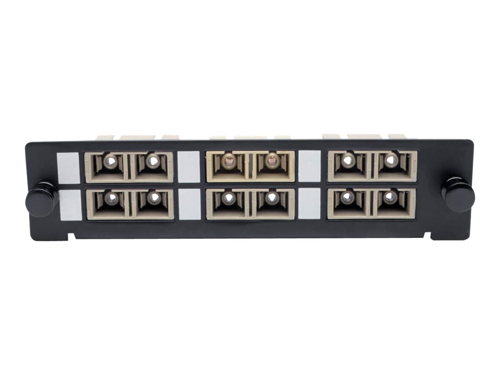 Tripp Lite Toolless Pass-Through Fiber Patch Panel MMF/SMF 6 SC ...