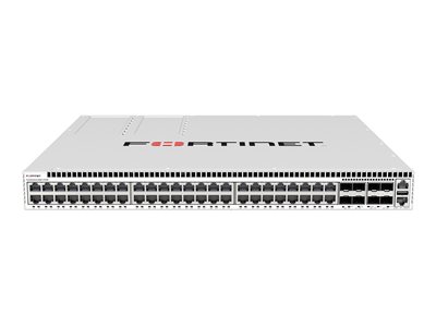 Fortinet FortiSwitch 648F-FPOE - switch - 48 ports - managed - rack ...