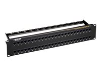 Black Box Feed-Through patch panel - 2U - 19"