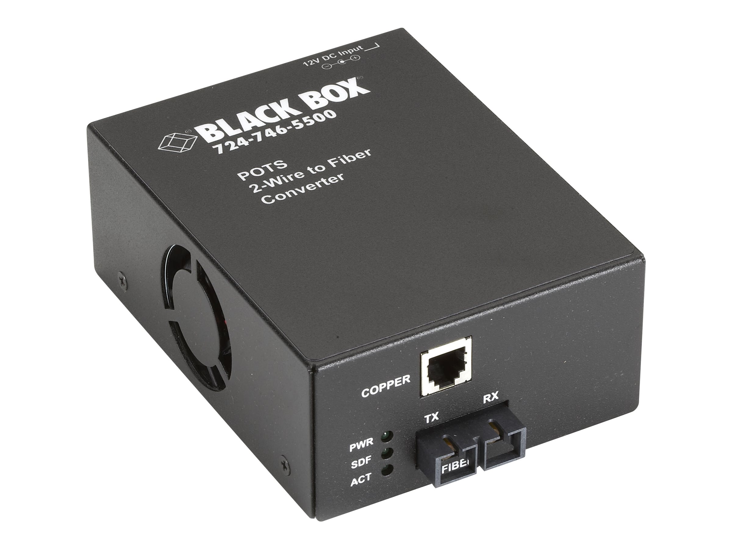Black Box POTS 2-Wire to Fiber Converter | Overview, Specs, Details | SHI