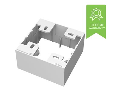 VISION TechConnect 3 2-Gang UK Backbox - back box