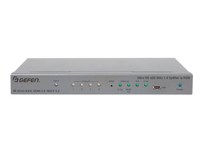 Gefen Ultra HD 600 MHz 1:4 Splitter for HDMI w/ HDR distribution amplifier