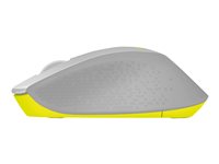 Logitech M330 SILENT PLUS - mouse - 2.4 GHz - gray, yellow