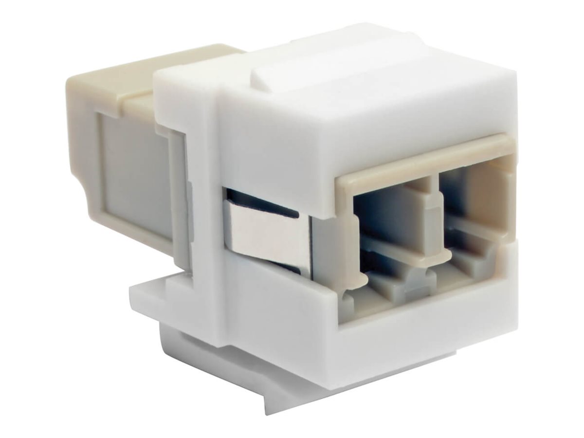 Tripp Lite Duplex Multimode Fiber Coupler, Keystone Jack | SHI