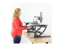 VIVO DESK-V000VLE - standing desk converter - black