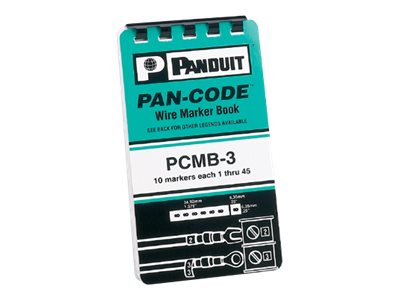 Panduit wire / cable markers book