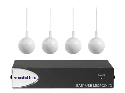 Vaddio EasyUSB MicPOD I/O Interface - With Four CeilingMIC Conference ...