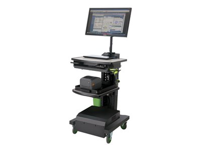 Newcastle Systems NB Series NB380 Mobile Powered Workstation - cart - black
