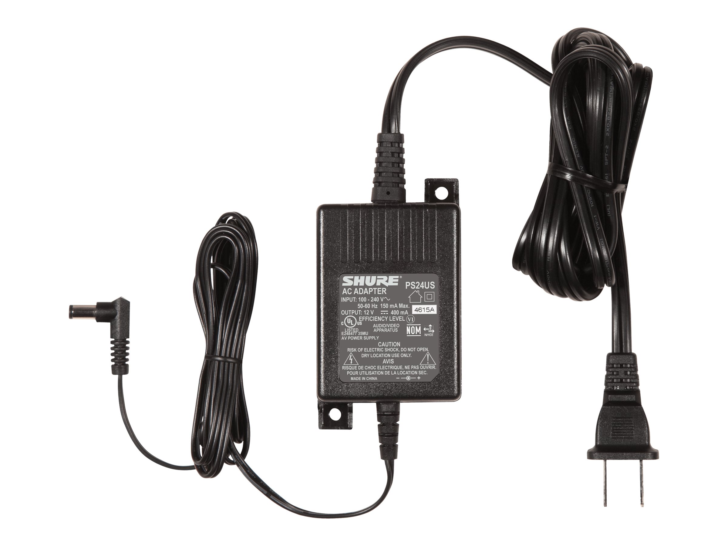 Shure PS24US - Power adapter | Overview, Specs, Details | SHI