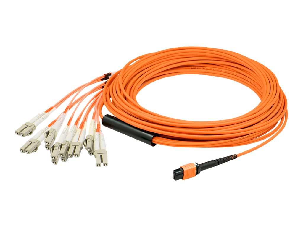 AddOn - Patch cable - MPO/UPC multi-mode (F) to LC/UPC multi-mode (M ...
