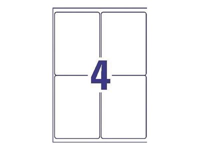 Avery JamFree Laser+ - address labels - 1000 label(s) - 99.1 x 139 mm ...