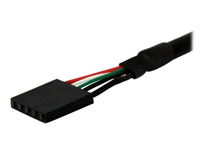 StarTech.com 3 ft Panel Mount USB A to Motherboard Header Cable F/F ...