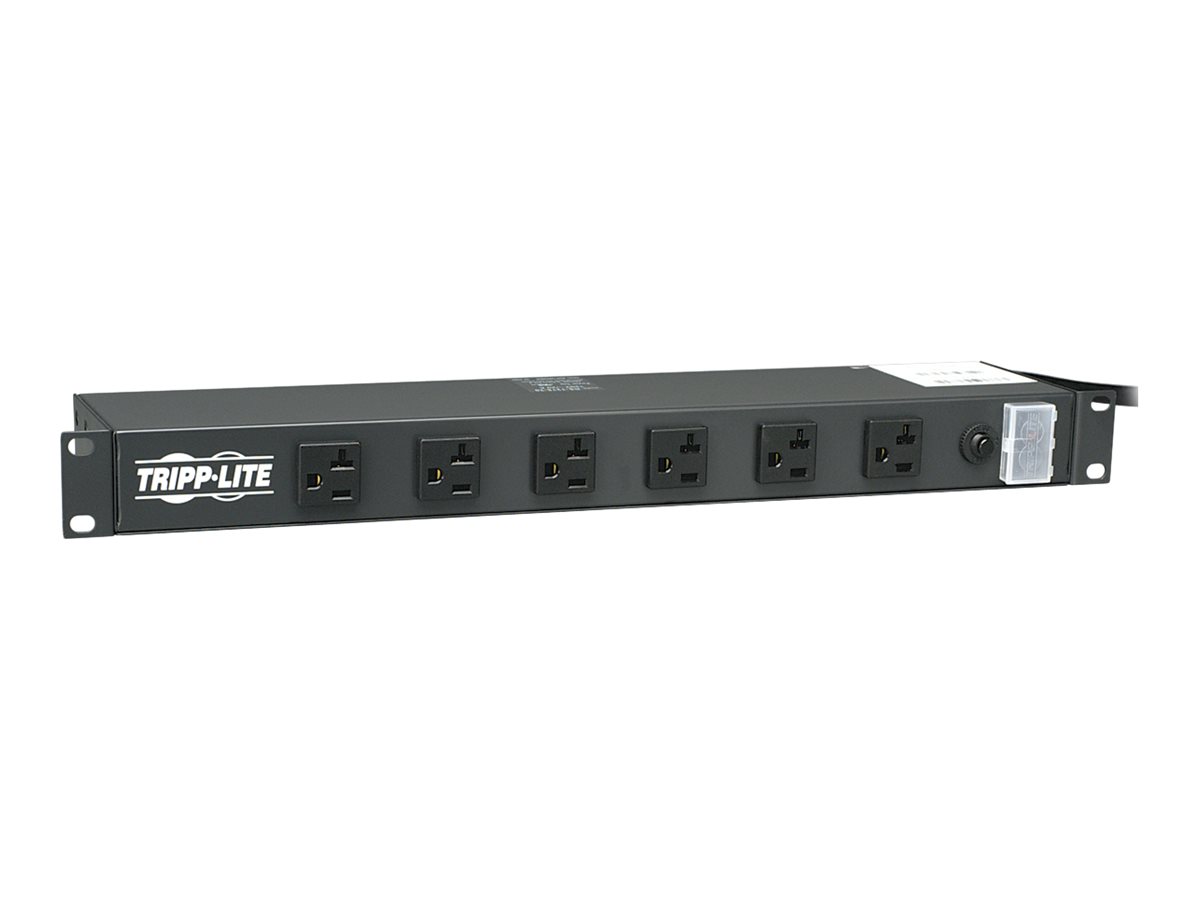 Tripp Lite Power Strip Rackmount Metal 120V 5-15/20R 12 Outlet 15' Cord ...