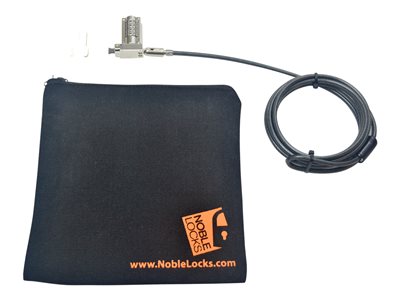 Noble Wedge Non-Resettable Combination Lock with Cable Trap and Storage ...