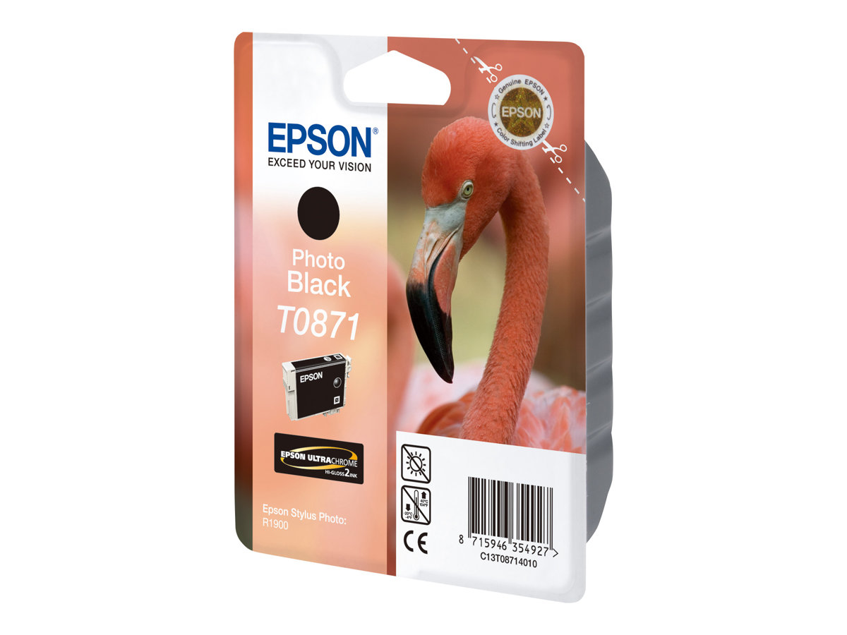 Epson T0871 - photo black - original - ink cartridge - Paradigm PCs