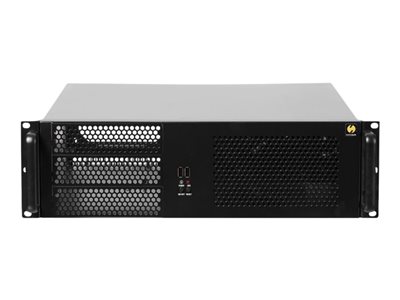 Netrack Server Case - Rack-mountable 3U - ATX - black - USB (NP5108 ...