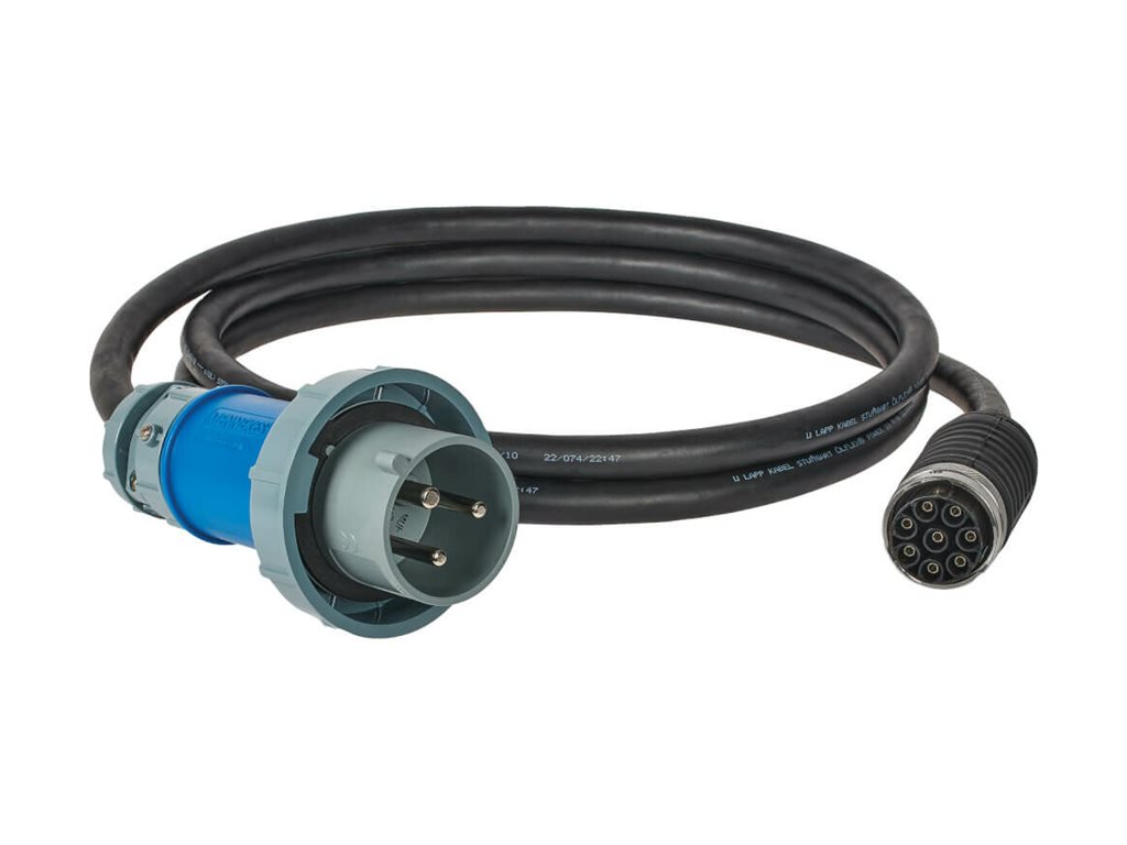 Eaton - Power cable - IEC 60309 360P6W (M) to 8-pin Souriau UTG (F) | SHI