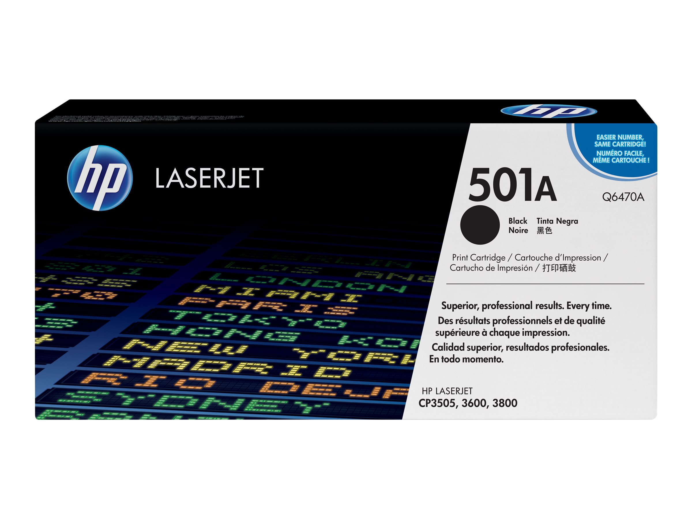 HP 501A - Black - original | Overview, Specs, Details | SHI