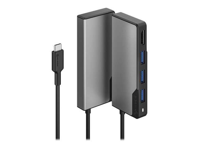 ALOGIC USB-C Fusion CORE 5-in-1 Hub V2 - docking station - USB-C 3.1 ...