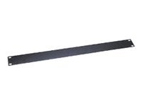 Middle Atlantic 1RU Blank Rack Panel - Steel Blank Panel - Flat Black ...