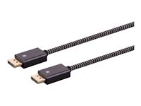 Monoprice - DisplayPort cable - DisplayPort to DisplayPort - 6 ft - Gray
