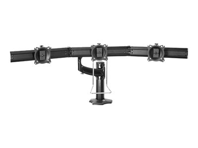 Chief Kontour 3x1 Monitor Desk Mount - For Displays 10-24" - Black