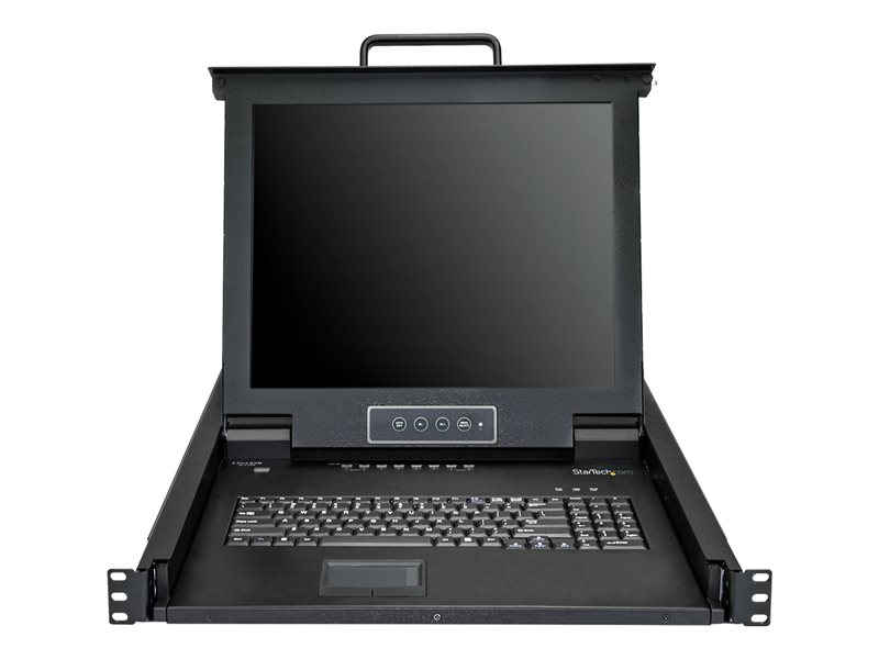 StarTech.com Console LCD 17" pour rack 1U - 8 ports (RKCONS1708K)