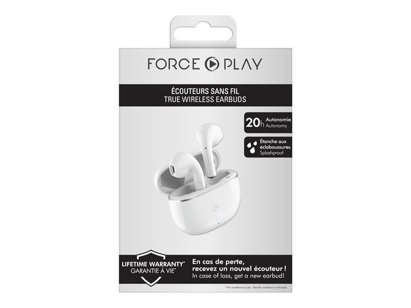 BIGBEN Connected Force Play - écouteurs sans fil avec micro (FPYTWSBOUTON)