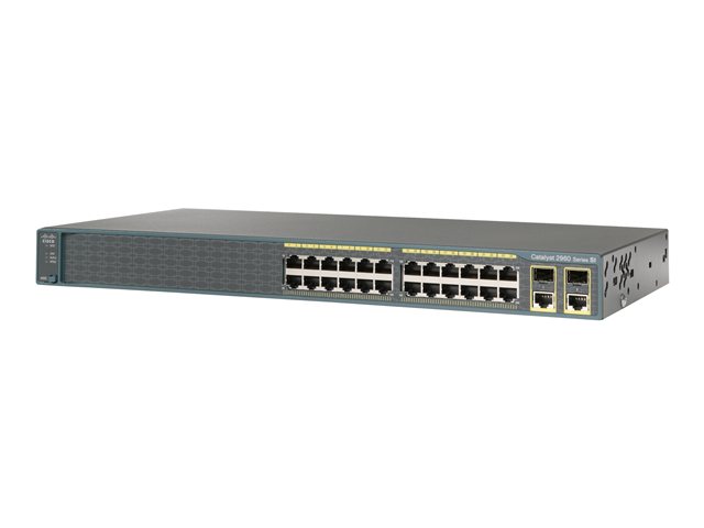 Cisco Catalyst 2960-24TC-S - switch - 24 ports - Managed - rack ...
