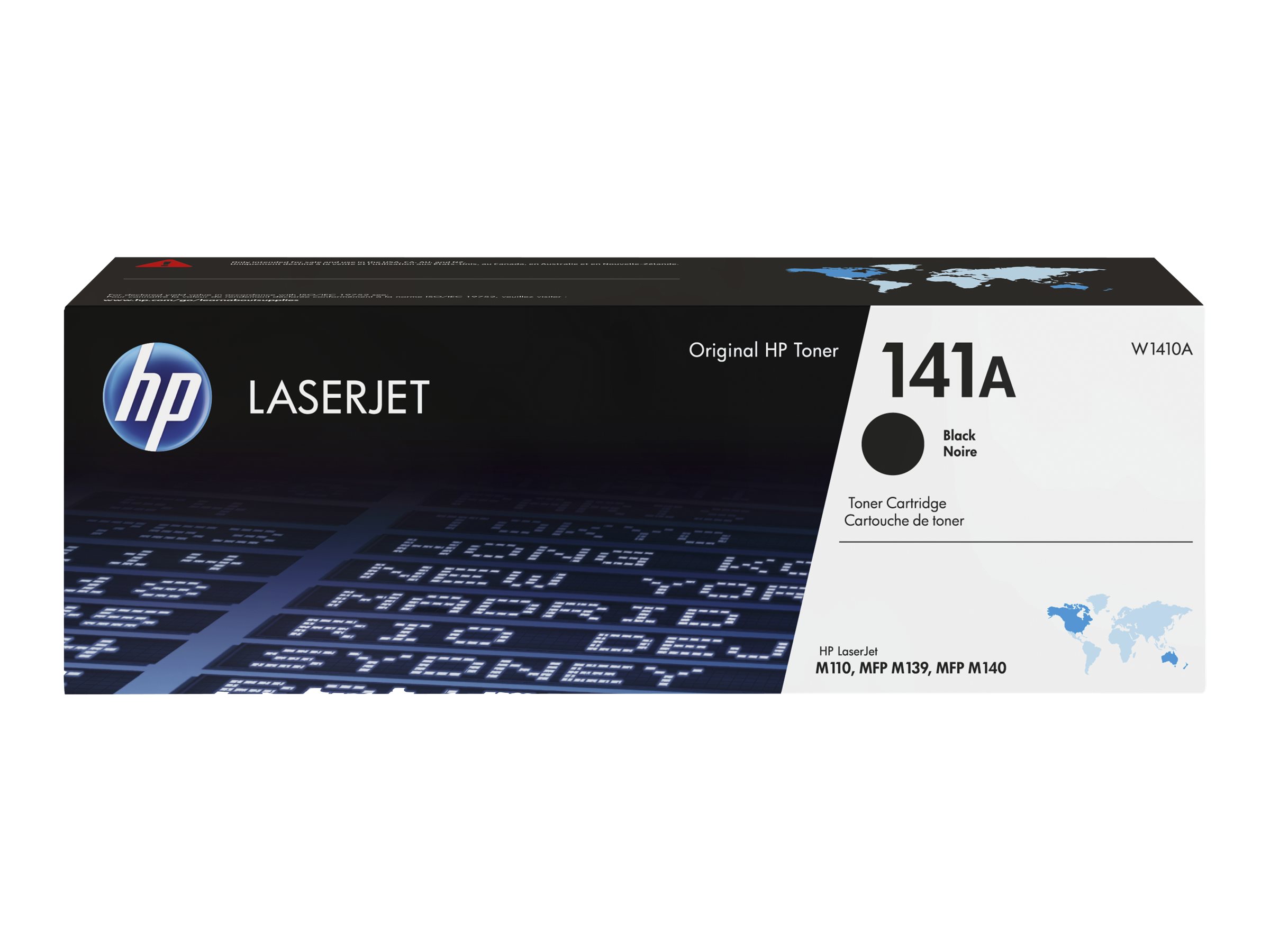 HP 141A, black, original, LaserJet, toner cartridge (W1410A) - Paradigm PCs