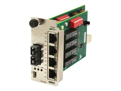Transition Networks C6110 Series 4xT1/E1/J1 Copper to Fiber network ...