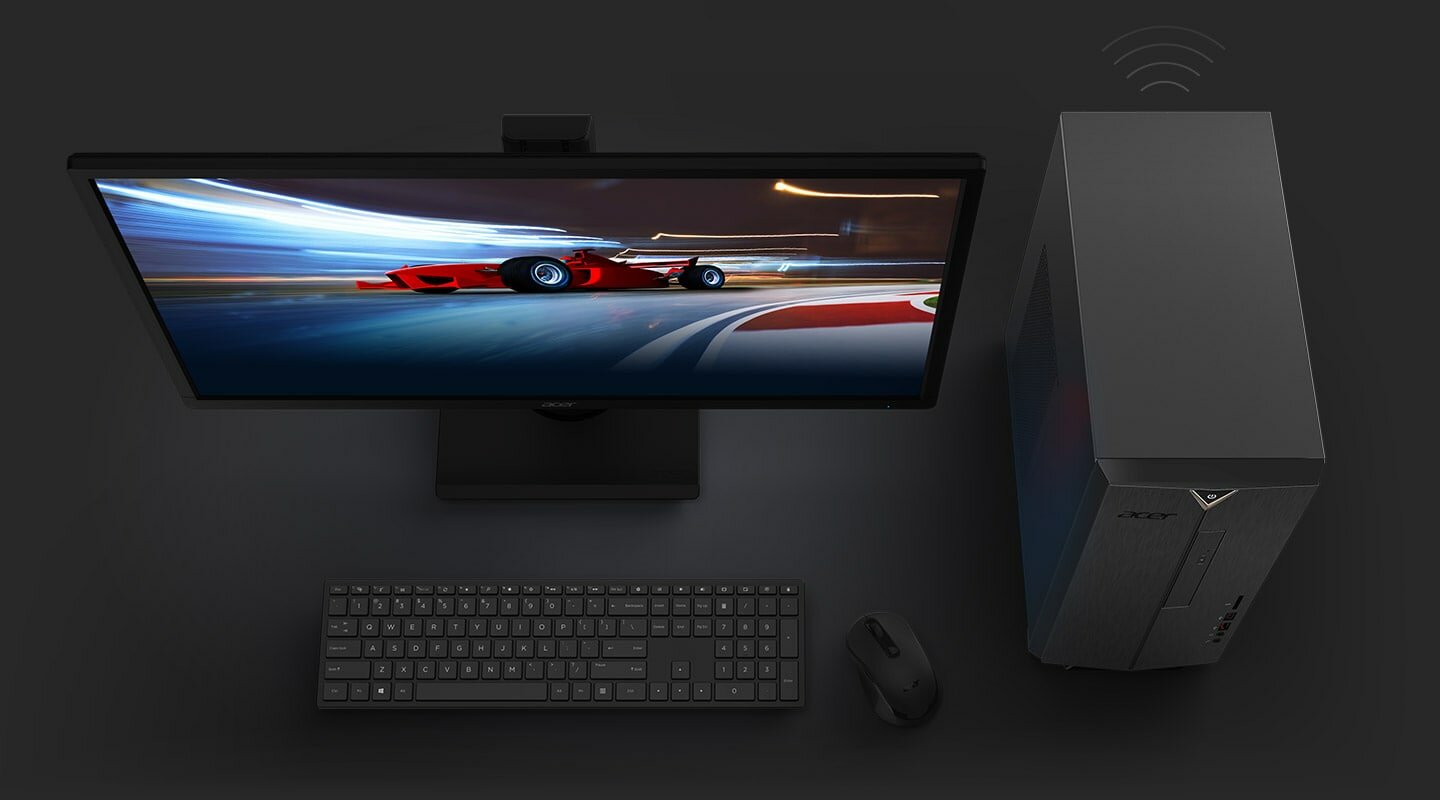 Acer Aspire TC-895 - tower Core i5 10400F 2.9 GHz - 16 GB - SSD 512 GB ...