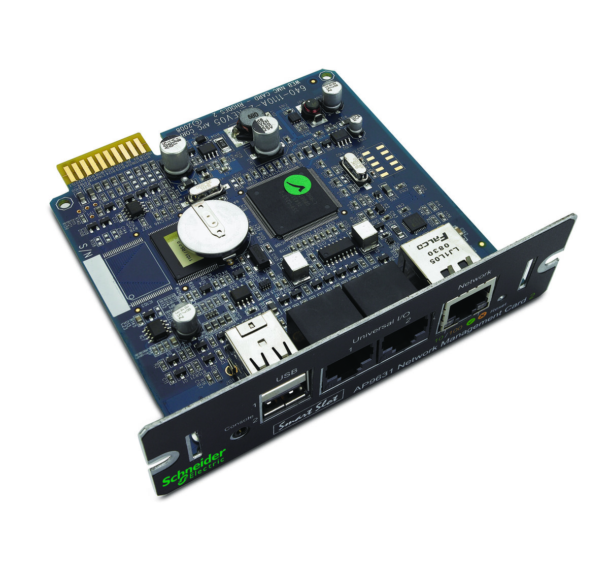 Apc Network Management Card 2 With Environmental Monitoring Remote Management Adapter 100mb