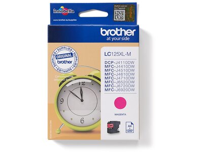 Brother LC125XLM - Super High Yield - magenta - original - ink ...