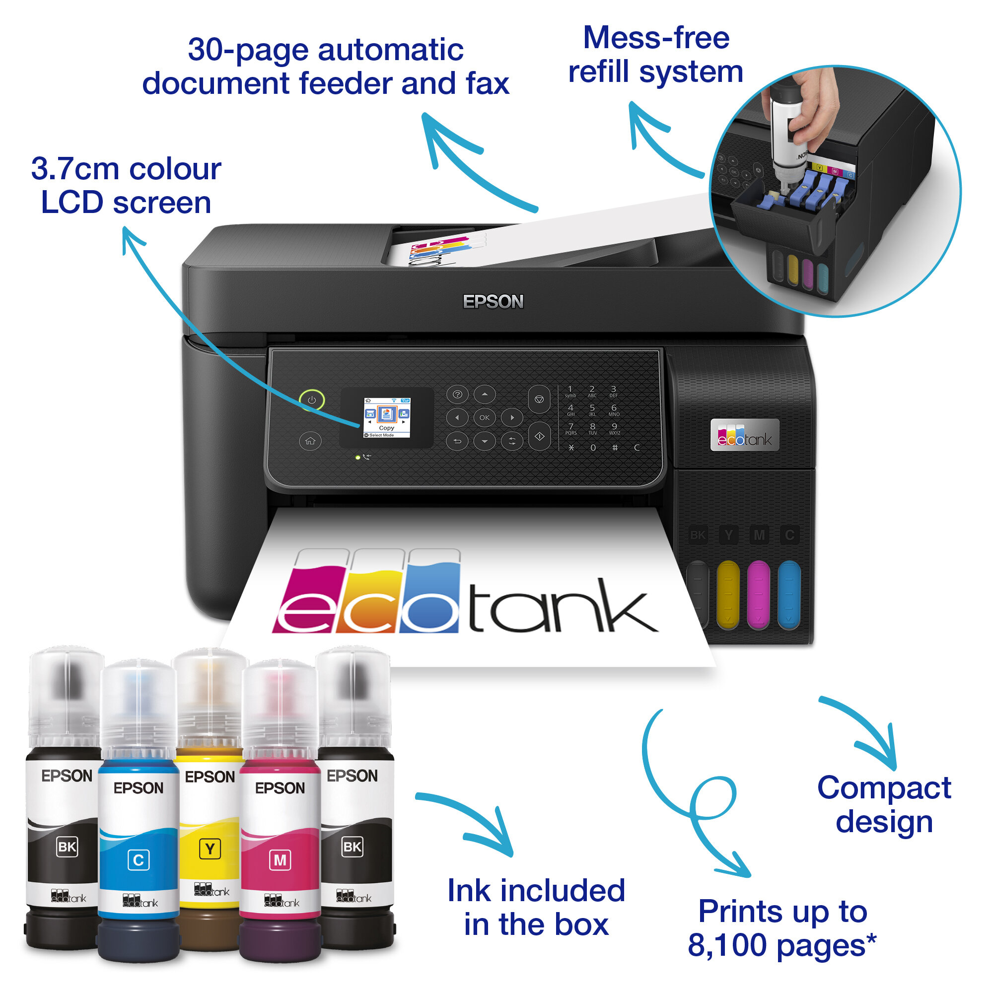 Epson EcoTank L5310 - Multifunction printer - colour - ink-jet - ITS ...