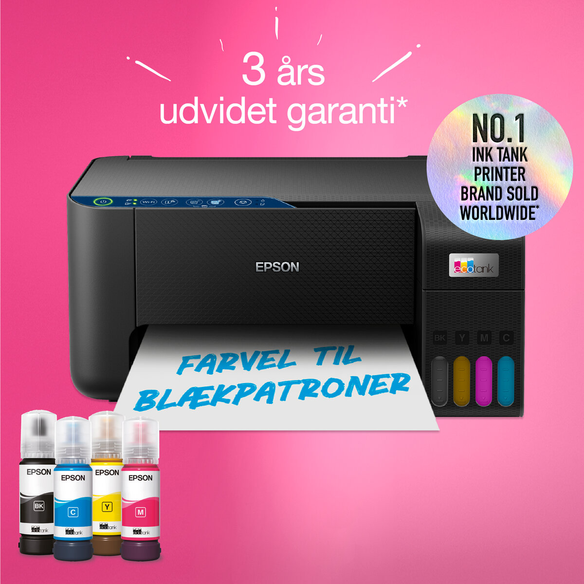 Epson EcoTank ET-2861 multifunktionsprinter - Power.dk