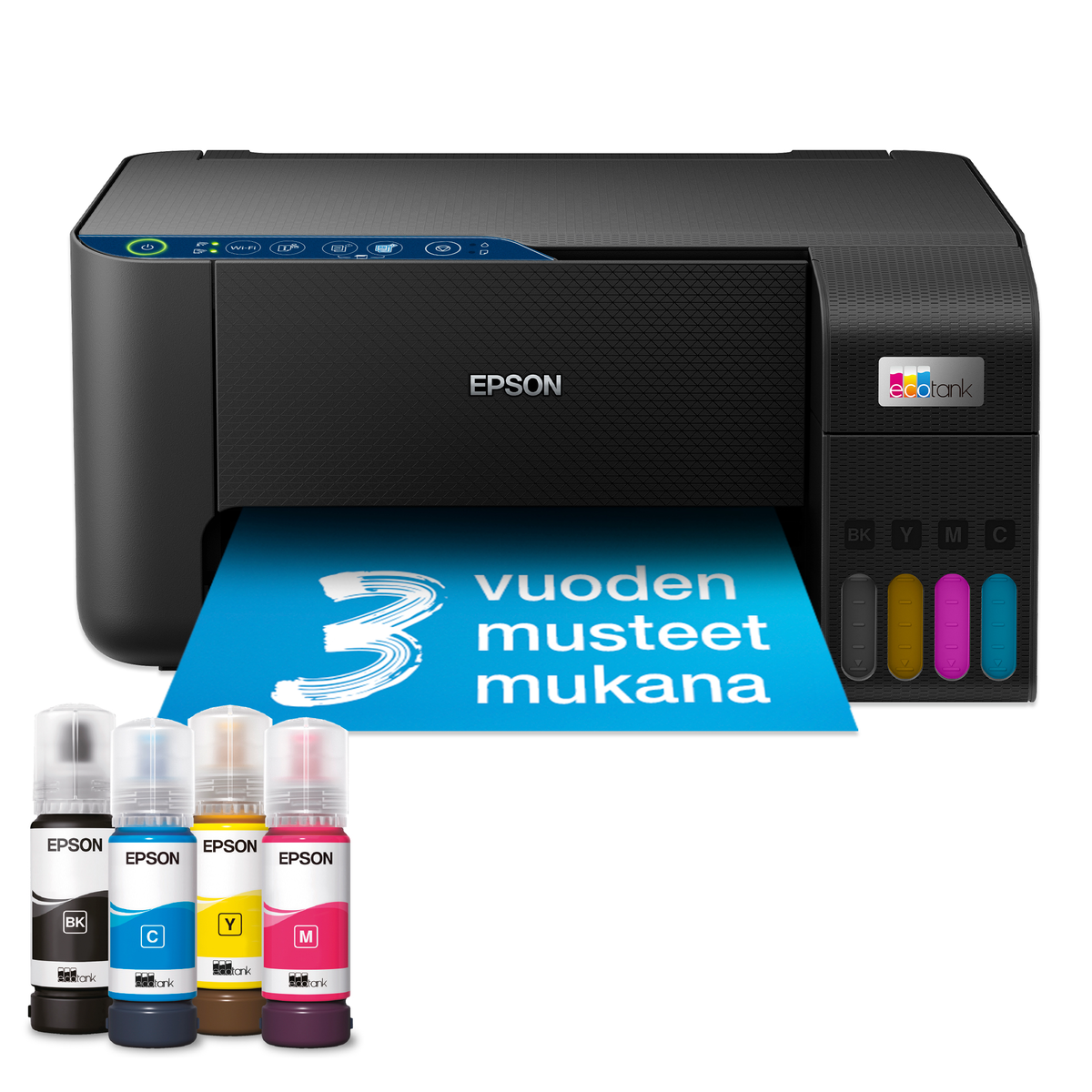 Epson EcoTank ET-2861 monitoimitulostin - Power.fi