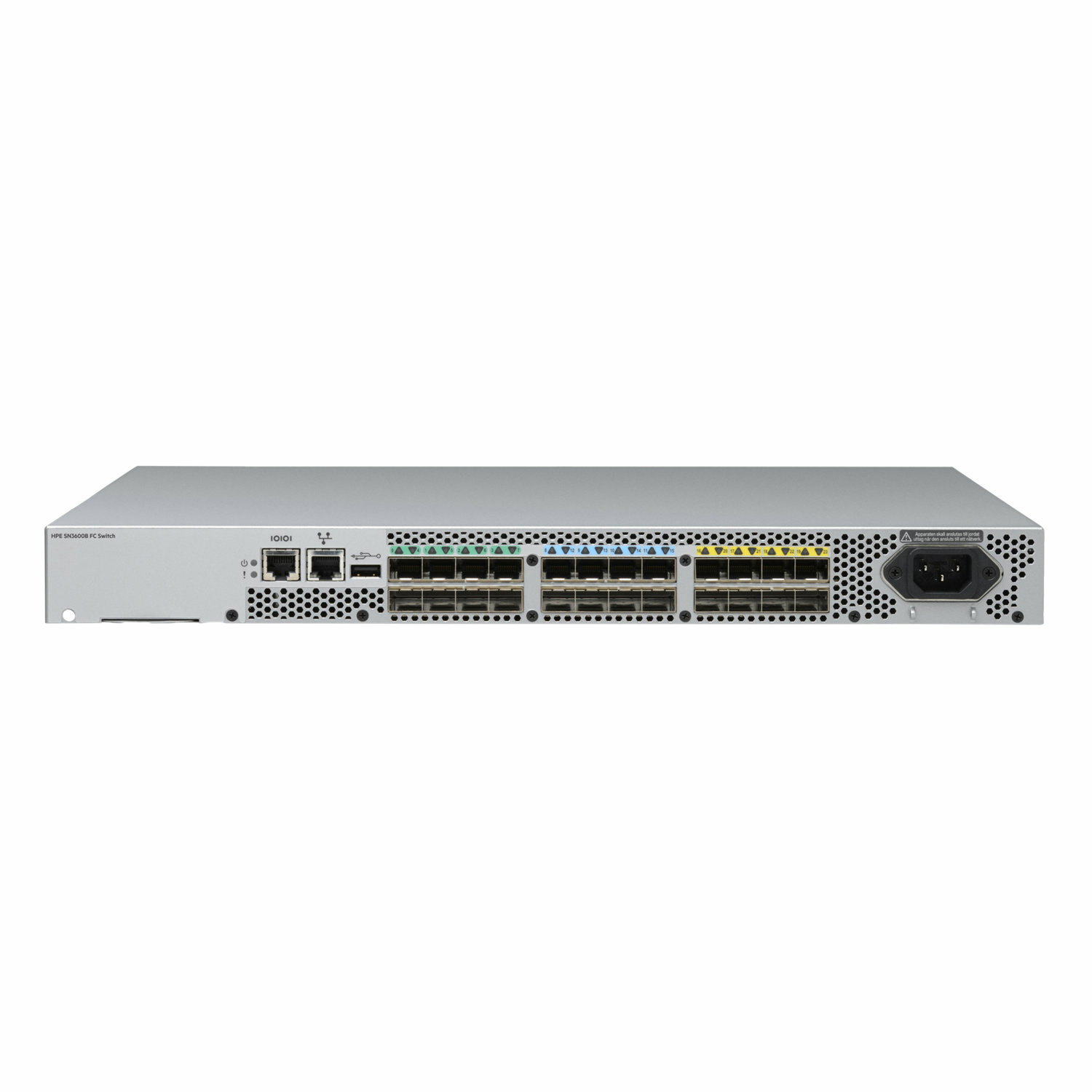 HPE StoreFabric SN3600B - switch - 24 porter - Styrt - rackmonterbar ...