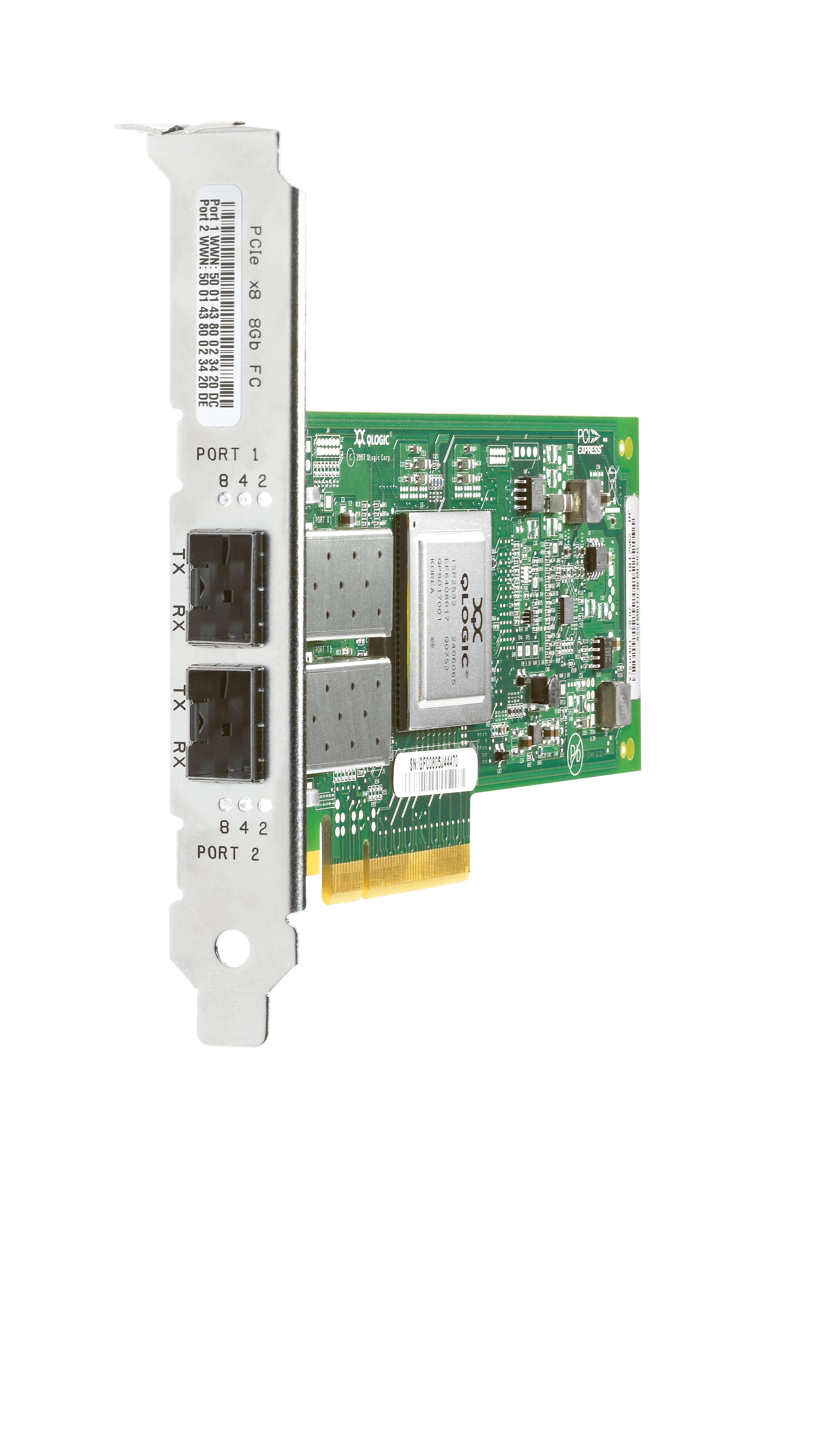 HPE StorageWorks 82Q - Vertbussadapter - PCIe x8 lav profil - 8Gb Fibre ...