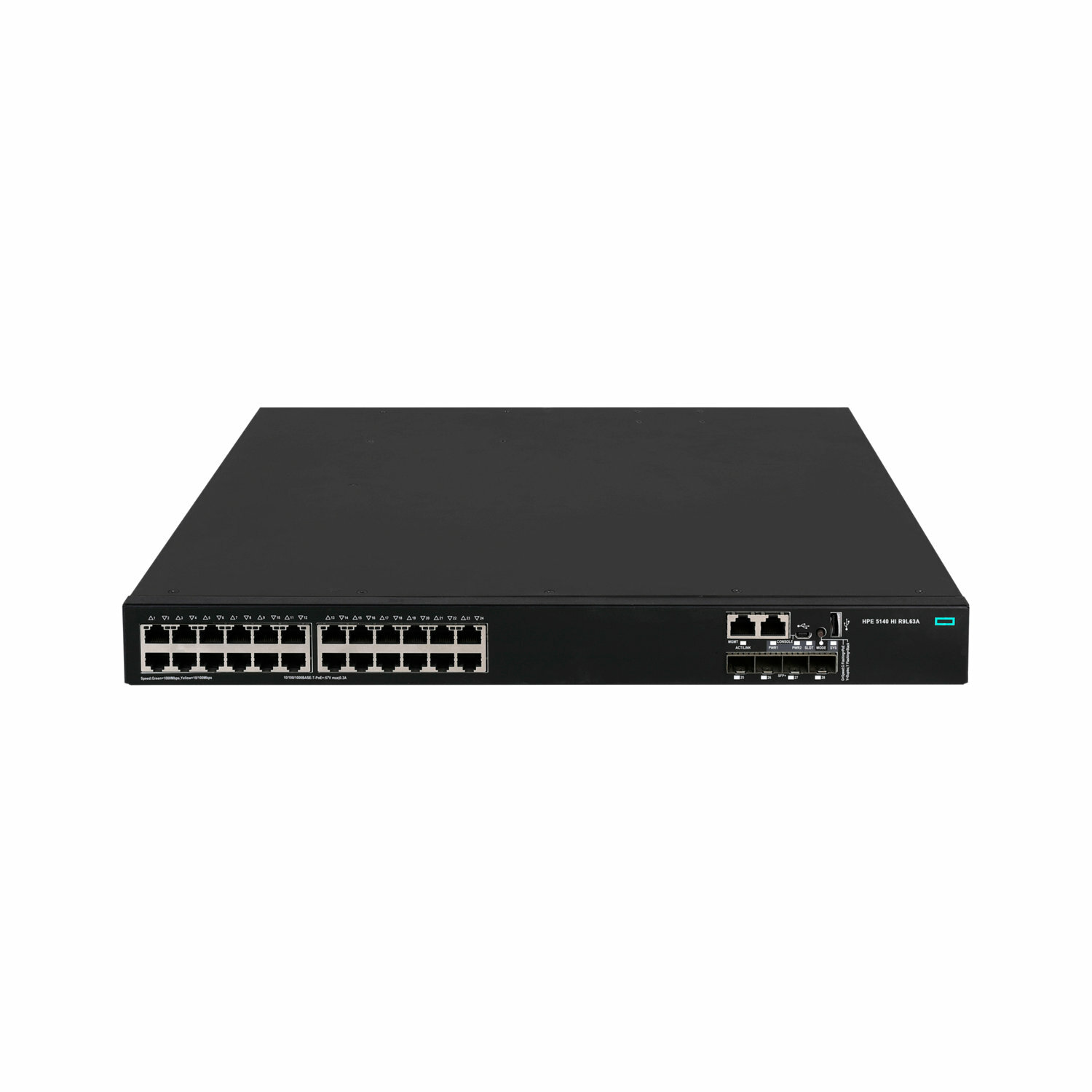HPE FlexNetwork 5140 HI - switch - 1-slot - 24 ports - managed - rack ...